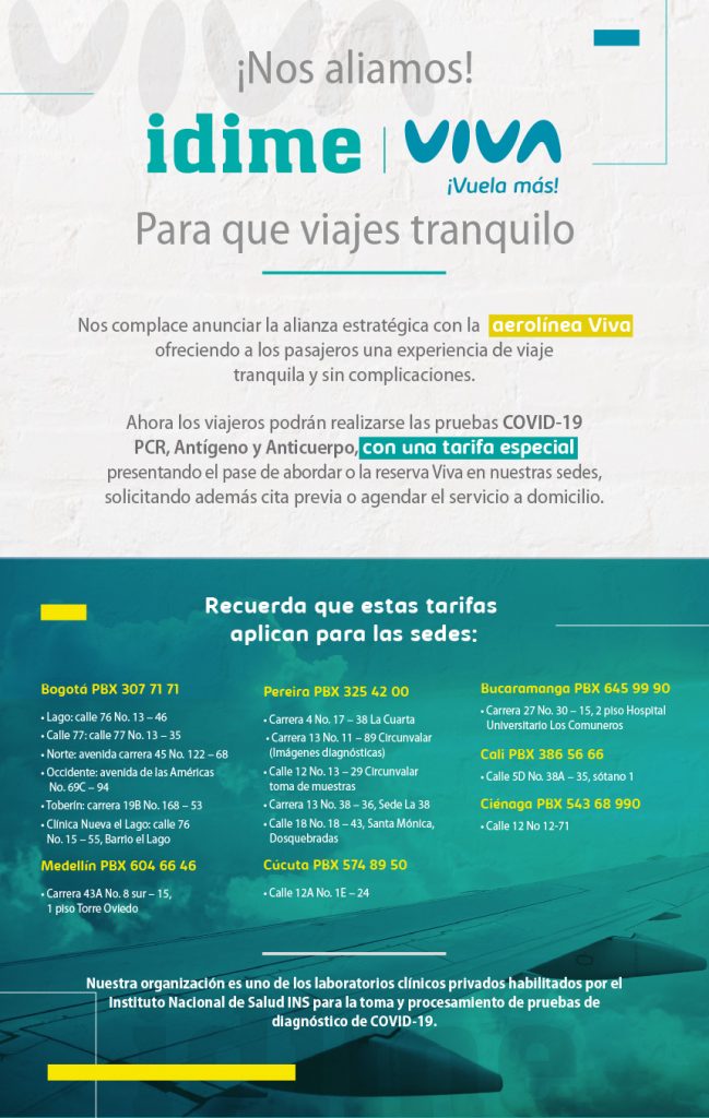 ¡Nos aliamos! idime – VIVA – IDIME S.A.